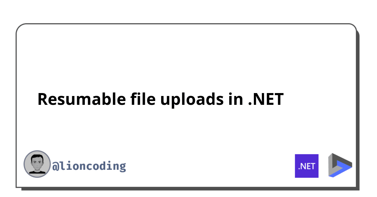 Resumable file uploads in .NET